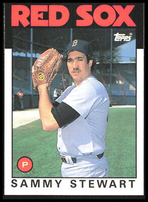 1986 Topps Traded Sammy Stewart #103T Boston Red Sox 5K | eBay
