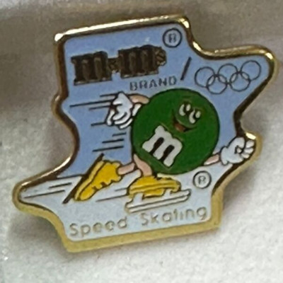 Olympics Speed Skating M&M Brand Licensed Vintage Tack Pin T-5982 | eBay