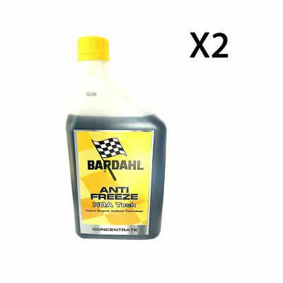 2X Bardahl Antifreeze HOA Tech Liquido Refrigerante Blu Puro Concentrato -37° | eBay