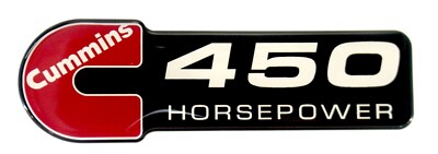Cummins 450 HORSEPOWER DIESEL EMBLEM | eBay