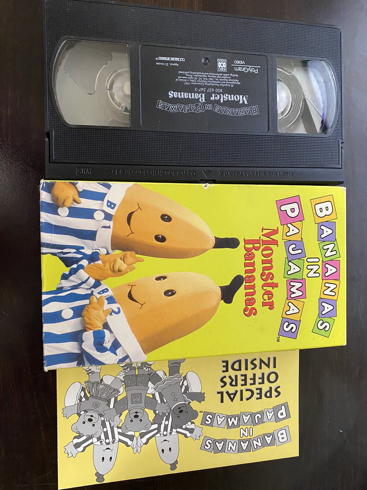 Bananas In Pajamas Monster Bananas Vhs
