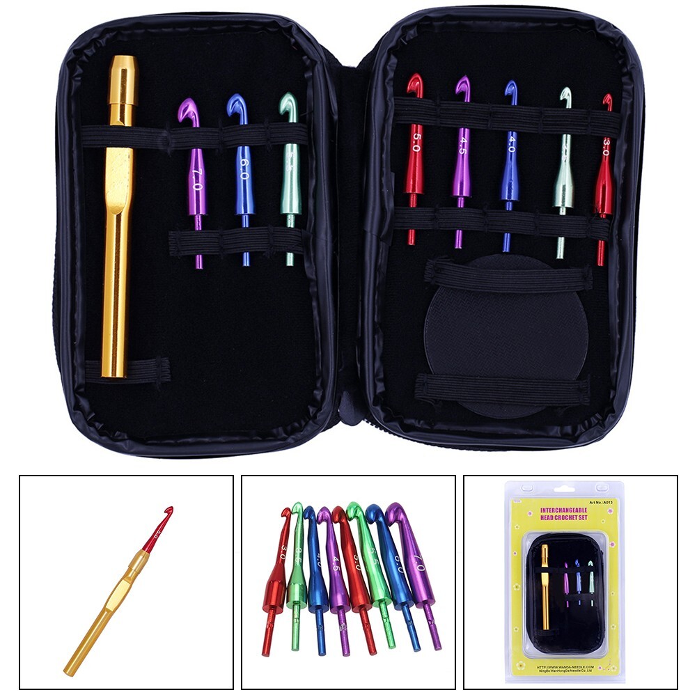 Efficient Crochet Hooks Replaceable Needle Set for Quick and Easy ...