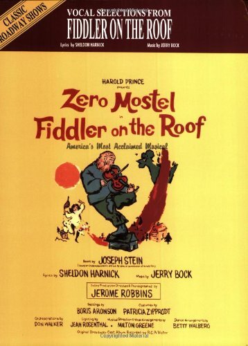 Fiddler on the Roof: Vocal Selections Paperback / softback Book The ...