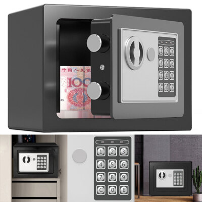 Fireproof Small Safe Box Digital Electronic Security Safe Box with Keys ...