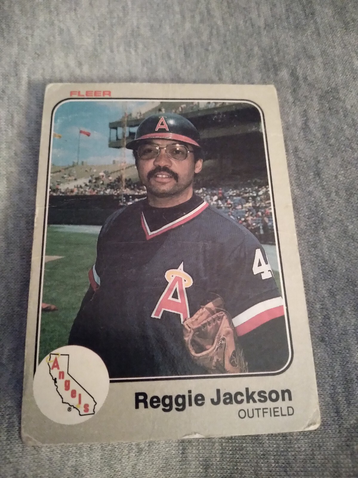 1983 Fleer Baseball Card #93 Reggie Jackson | eBay