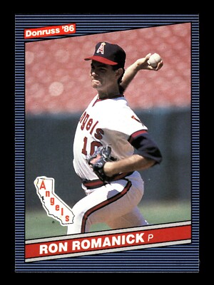 1986 Donruss #85 Ron Romanick California Angels | eBay