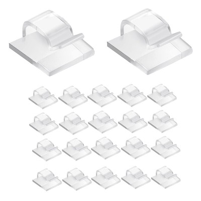 100 Pc Outdoor Light Clips for String Lights Self Adhesive Mini Cable ...