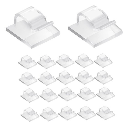 100 Pc Outdoor Light Clips for String Lights Self Adhesive Mini Cable ...