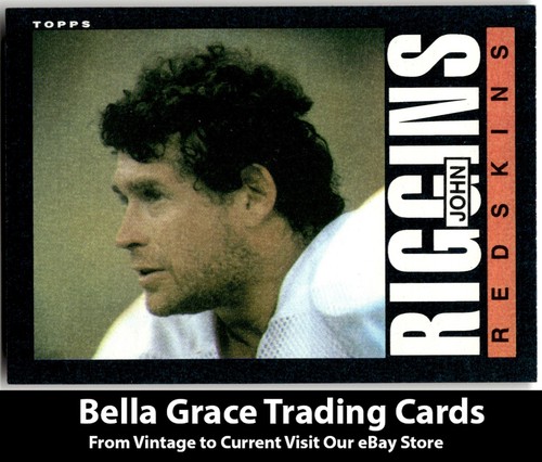 1985 Topps John Riggins #189 Washington Redskins NFL Football | eBay