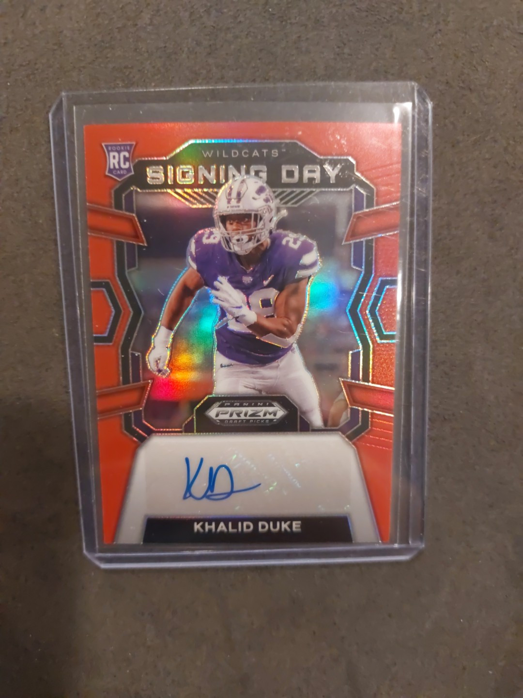 Khalid Duke 2024 Prizm Draft Picks #SSS-KDE Saturday Star Signatures ...