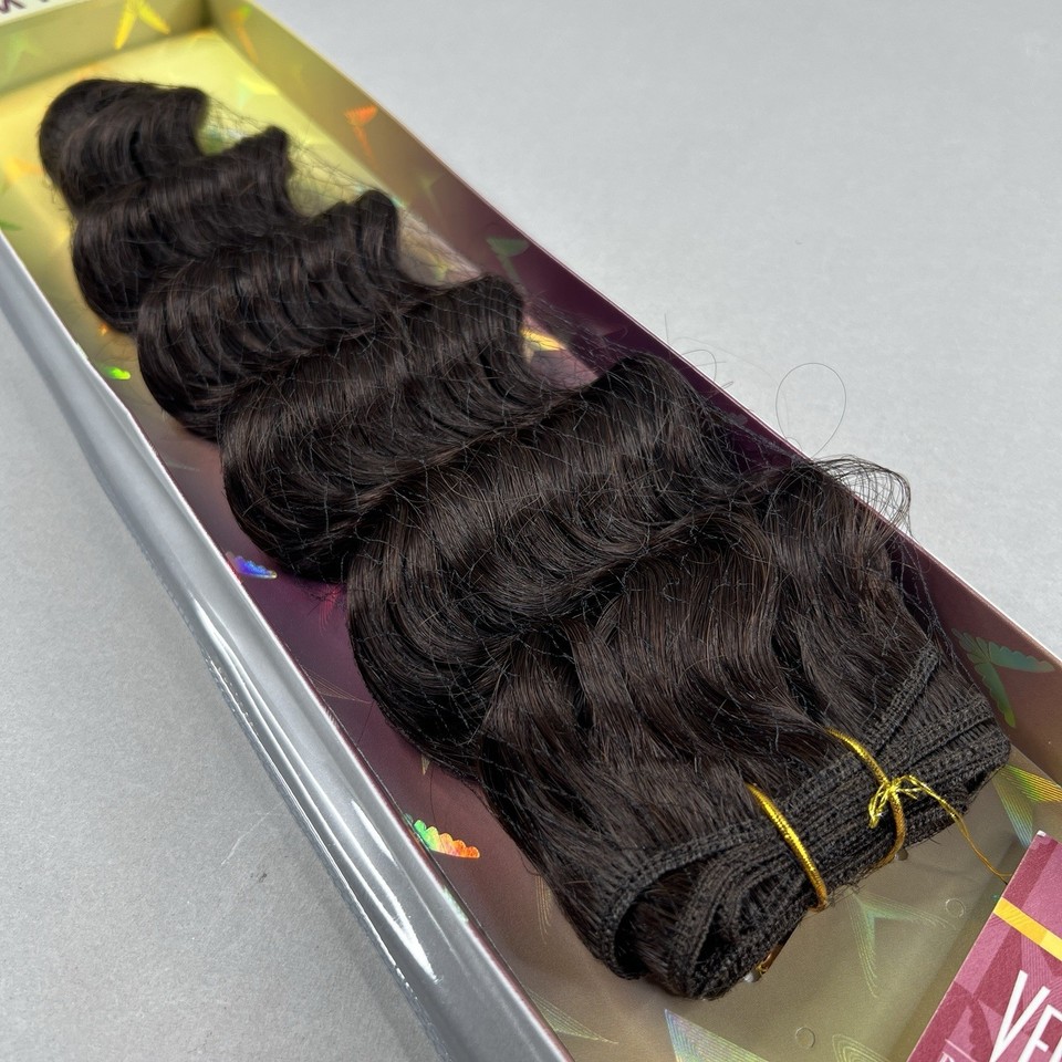 18" Beach Wave #2 Dk Brown Velvet Brazilian Remi by Outre Human Hair ...