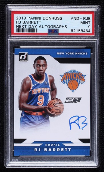 2019-20 Panini Donruss - Next Day Autographs #ND-RJB RJ Barrett (AU, RC ...
