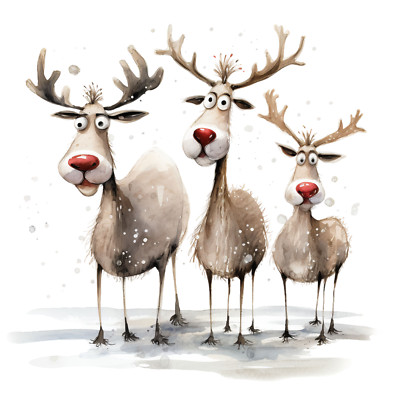 XXL 18X18 Autoaufklebe Lustiges Rentier Aufkleber Wetterfester Vinyl ...