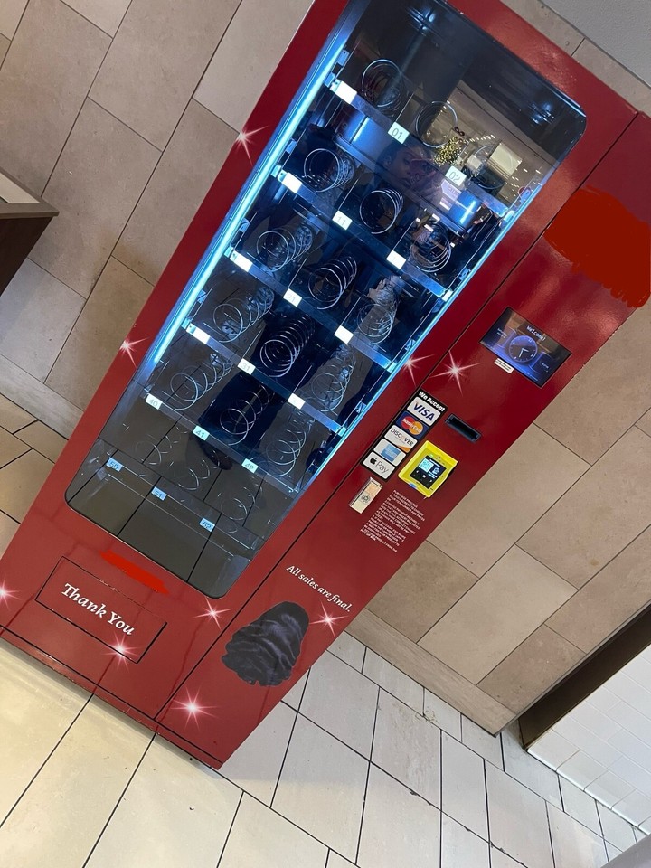 PRICE $1800 ****Hair/lash/Clothing Vending Machine with credit card ...