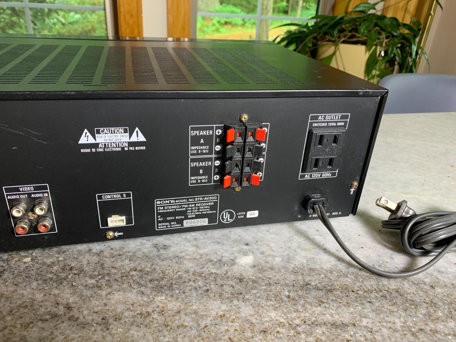 Vintage 1980s 80s 1990s 90s STR-AV300 Stereo Reciever Receiver PHONO ...