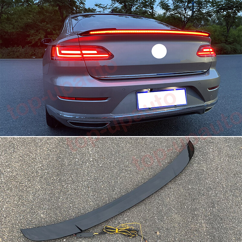 For 2019-2021 VW Arteon LED lamp light streamer tail Trunk Spoiler Wing ...