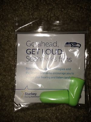 SEATTLE SEAHAWKS Superbowl Champions Nfl Sga 12th Man Neon Green Ear ...