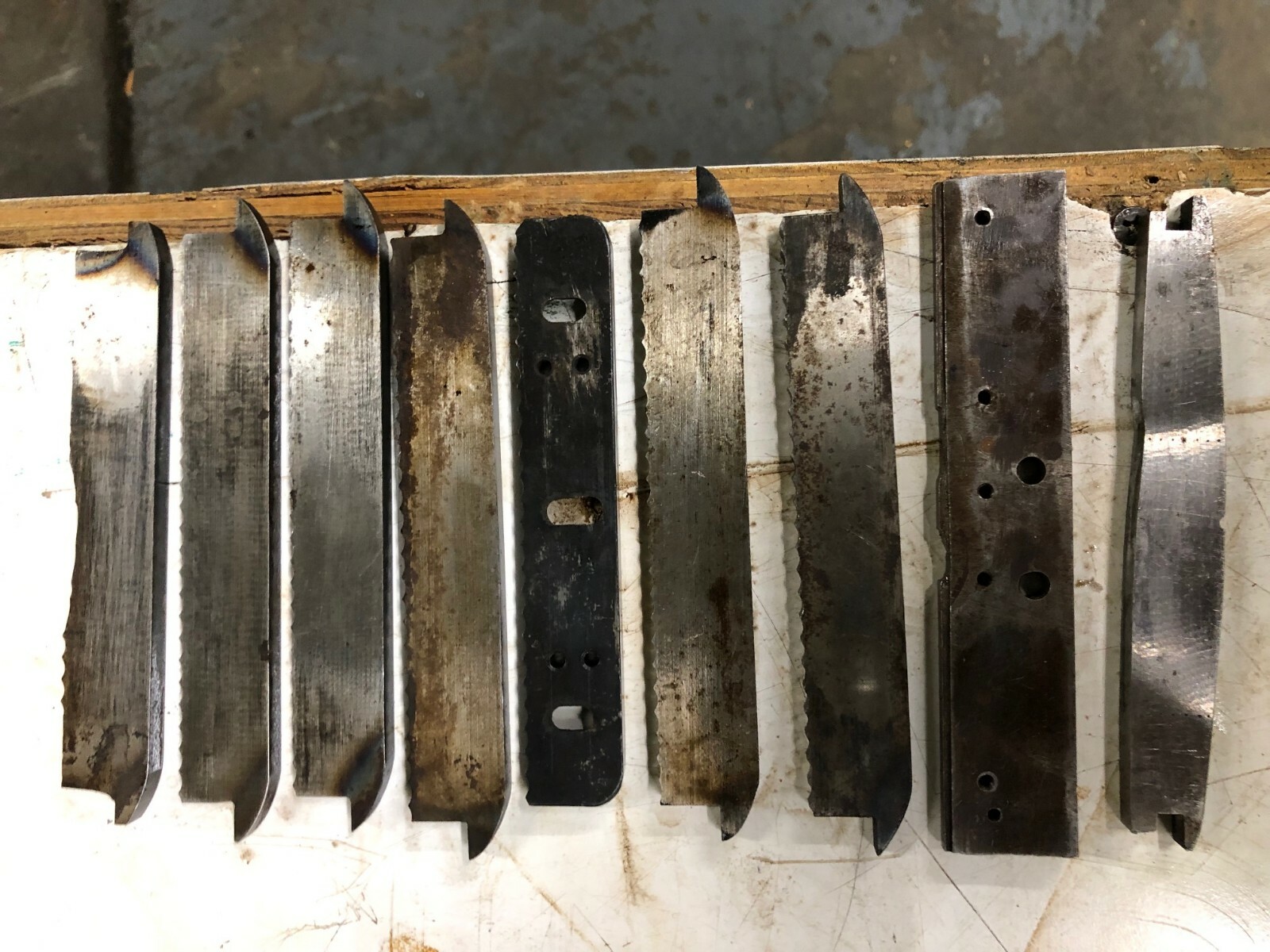 SET OF 9 ENGINE TURNING STRAIGHT LINE PATTERN BARS | eBay