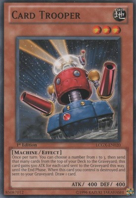 Card Trooper - LCGX-EN020 - Common - 1st Edition NM YuGiOh! Legendary ...