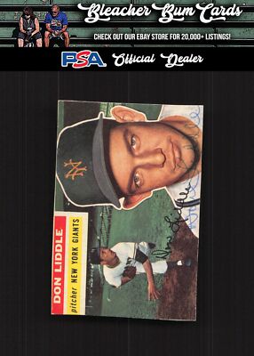 1956 Topps 325 Don Liddle Auto Trimmed | eBay