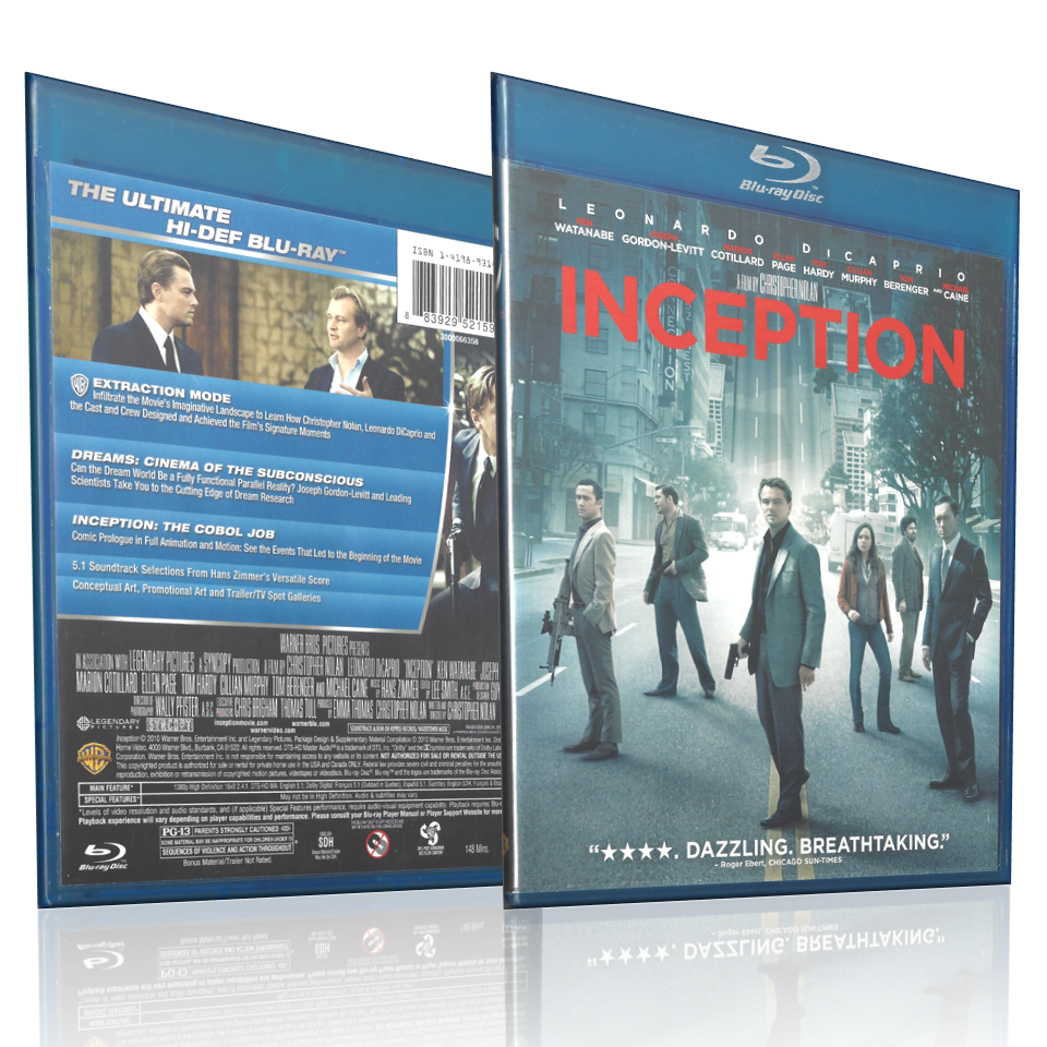 Inception | Blu-ray, 2010 film, 2-Disc Set 883929106646 | eBay