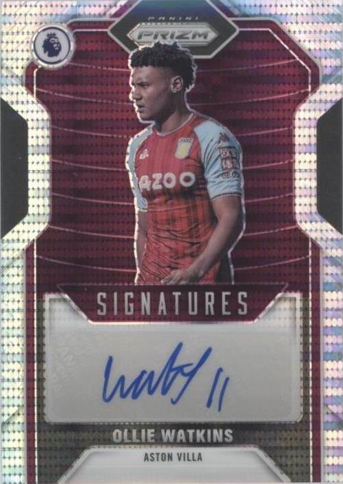 2021-22 Panini Prizm Premier League - Signatures Ollie Watkins #S-OW ...