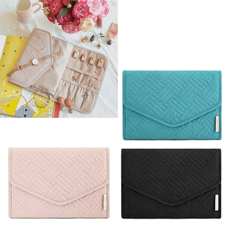 Travel Jewelry Organizer Roll Foldable Cases for Jewelry Packing ...