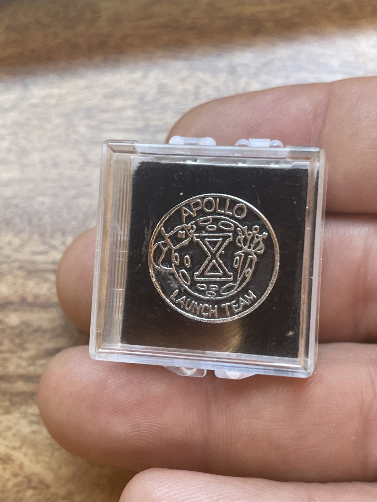 Apollo 10 Launch Team Lapel Pin Vtg 1969 NASA Apollo X Pin Back Tie ...