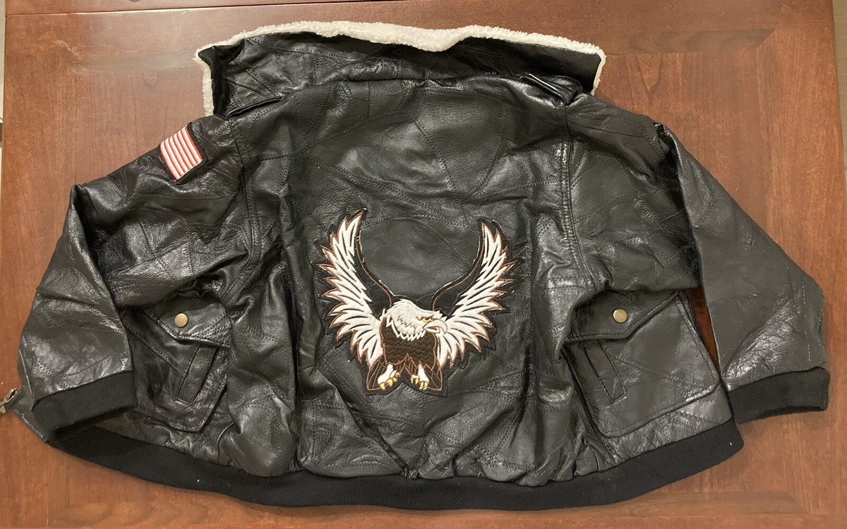 Vintage *KIDS SIZE XL* Authentic Milan Leather Jacket With Vintage *KIDS SIZE XL* Authentic Milan Leather Jacket With