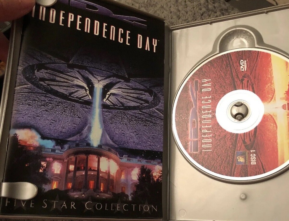 Independence Day (2 Disc) DVD Set. Five Star Collection OOP! 2000. LIKE ...