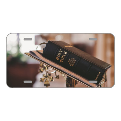 Custom Personalized Novelty License Plate With Holy Bible Add Names | eBay