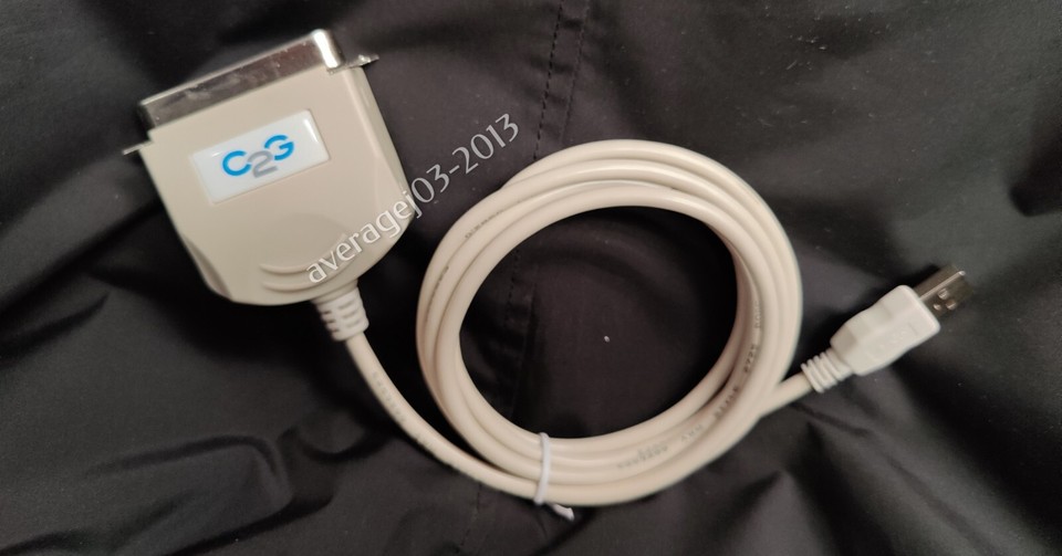 C2G Cables To Go 16898 USB 1284 Parallel Printer Adapter - BRAND NEW ...