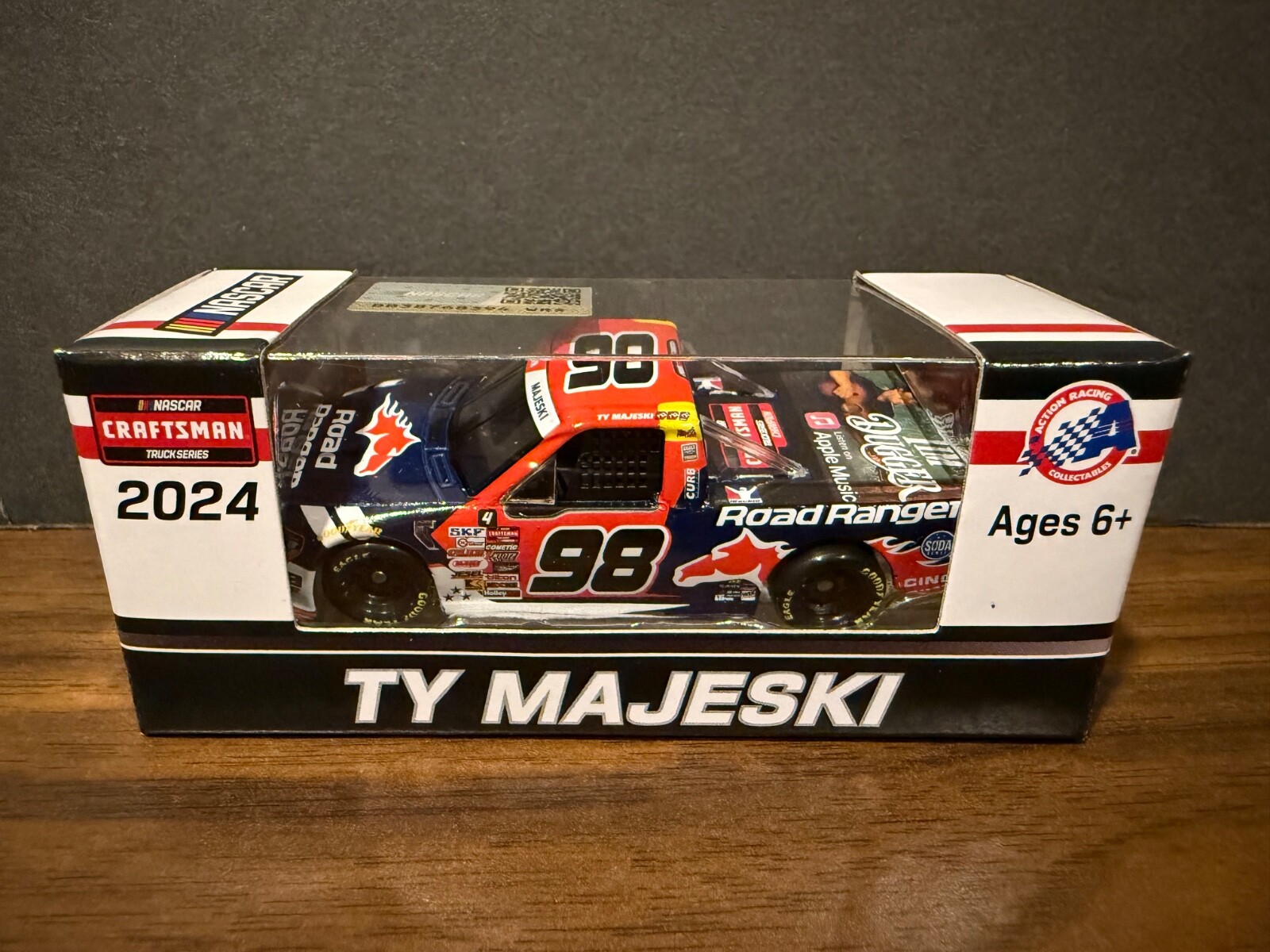 Ty Majeski 2024 #98 Road Ranger Champion NASCAR Ford F-150 1/64 NASCAR ...