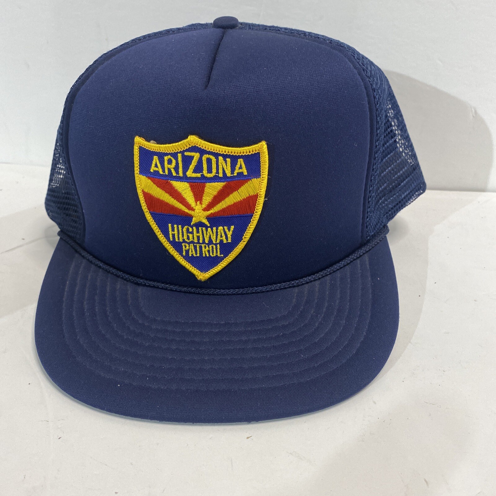 Arizona Highway Patrol Snapback Trucket Hat Mesh Embroidered Patch | eBay