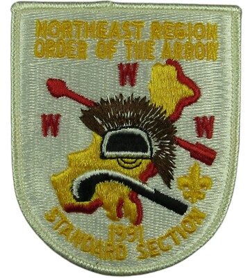1991 OA Northeast Region Standard Section Patch WHT Bdr (LX168) | eBay