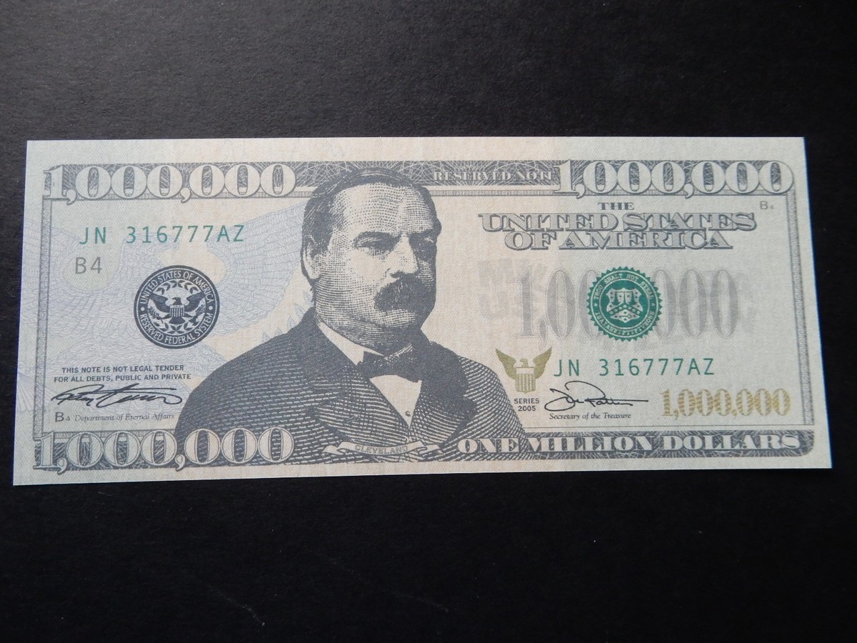 Billet De 100000000000000000000000 Dollars Russia 1 Bilet MMM, 1994,