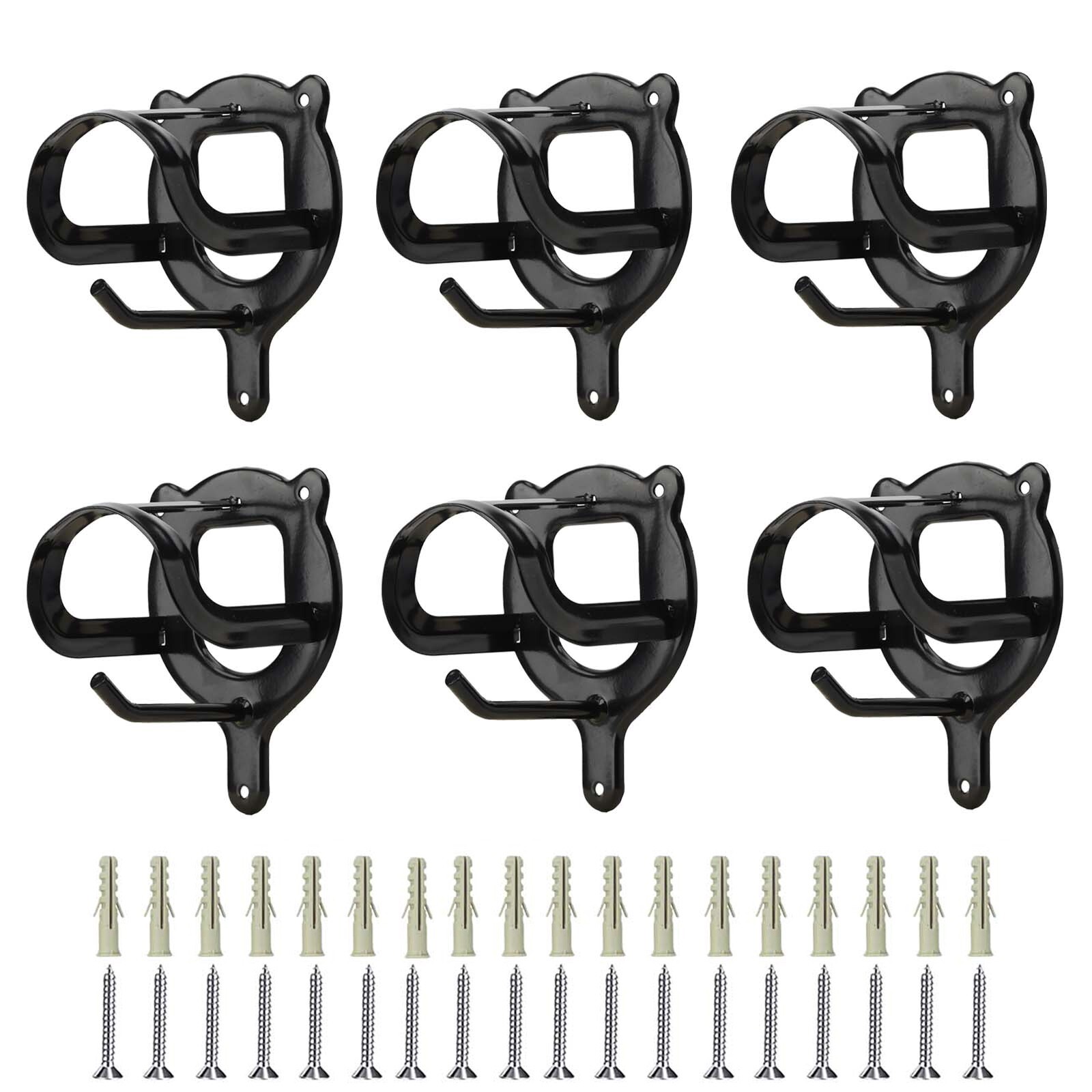 6 Counts Horse Bridle Rack Bridle Bracket Bridle Hooks Heavy Duty Metal ...