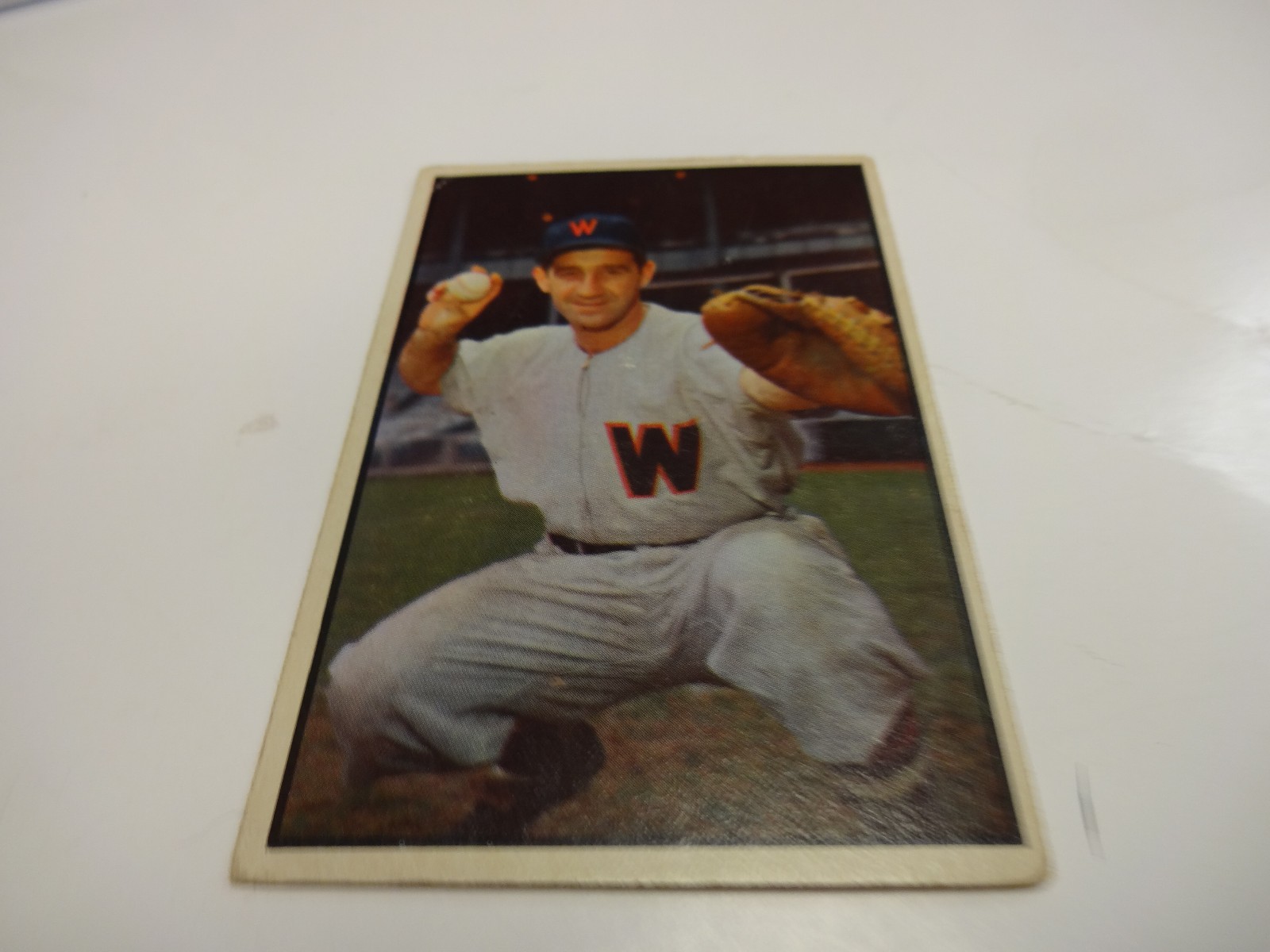 1953 Bowman Baseball Mickey Grasso Washington Senators Card #77 | eBay