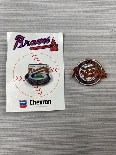 1995 Atlanta Braves World Series Champions Official MLB Enamel Pin ...
