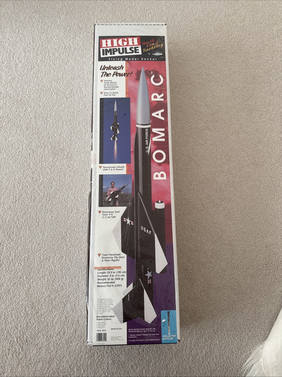 Estes Bomarc North Coast Rocketry Kit New in Original Shrinkwrap | eBay