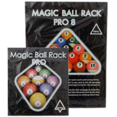Magic Ball Rack Pro 8, 9- & 10-Ball Billiards Aufbauschablonen 3St. the ...