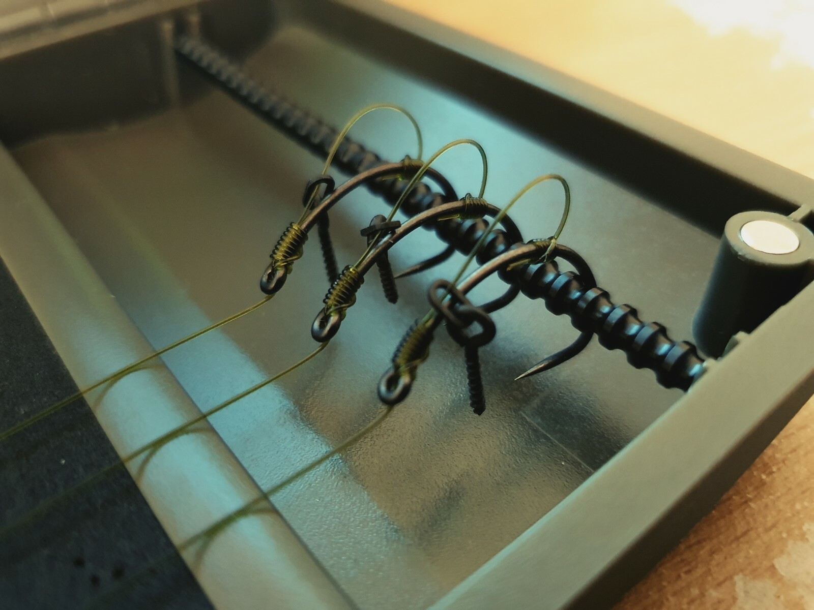 3 x Korda Style - IQ2 D Rig - Teflon Hooks / Pre Tied Carp Rigs ...