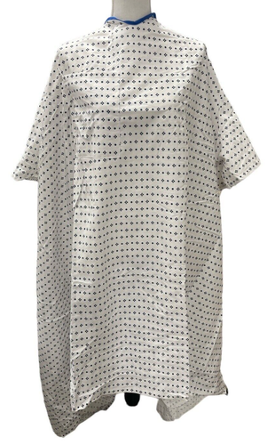 12 Pack Medline IV Gowns Demure Print 10XL w/Side Ties MDTBG5ITSDEM | eBay