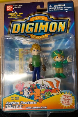 Digimon Action Feature Matt Bandai Figure w/ Action Arm | eBay