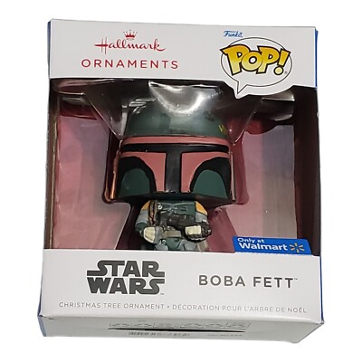 Funko POP Hallmark Star Wars Boba Fett Christmas Tree Ornament Walmart ...
