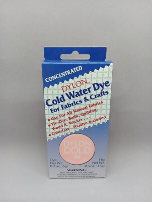 1 DYLON Fabric Cold Water Dye 05 DAWN PINK Tie Dye Batik Quilting Wood ...