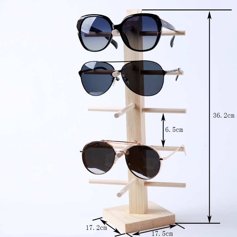 Mulit-Size Wood Sunglass Display Show Case Rack Shelf Eye glasses Show ...
