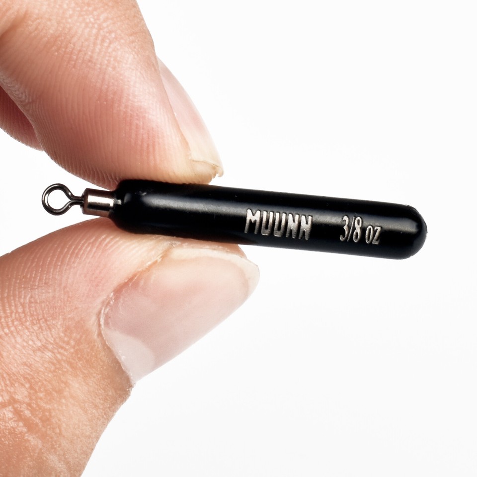 MUUNN 10pcs Skinny Tungsten Drop Shot Weights, Tungsten Free Rig ...