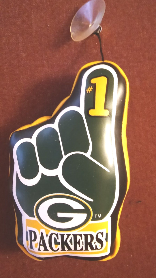 Rare Green Bay Packers NFL Number One #1 Game Hand Good Stuff Stuffed ...