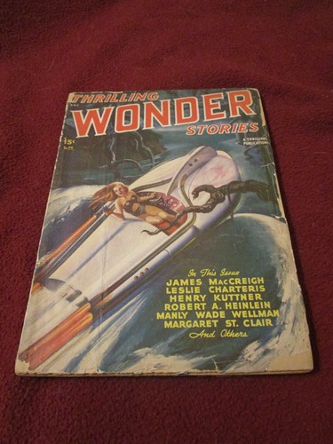 Thrilling Wonder Stories Oct. 1947 pulp Robert Heinlein Leslie ...